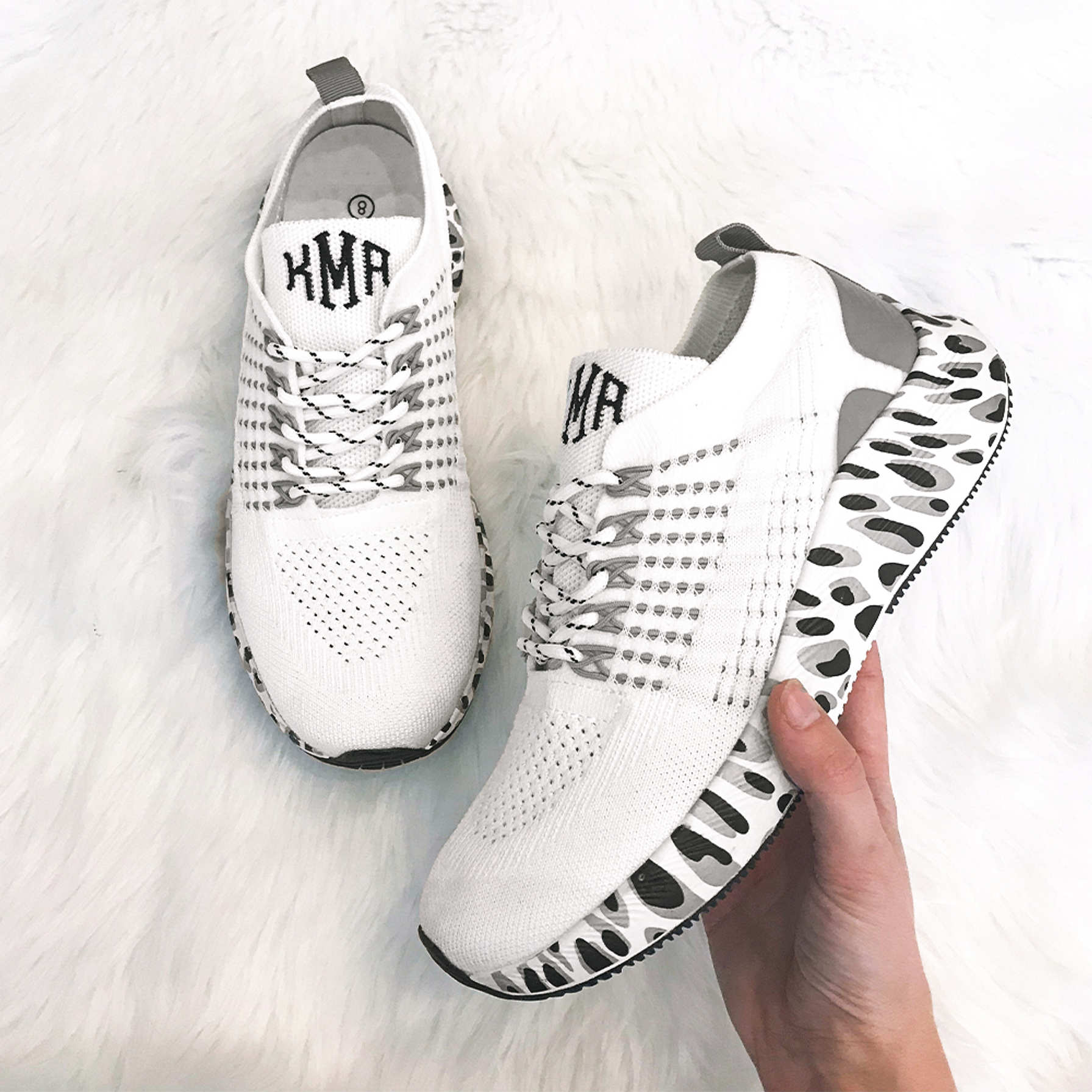 Personalized Leopard Bottom Sneakers