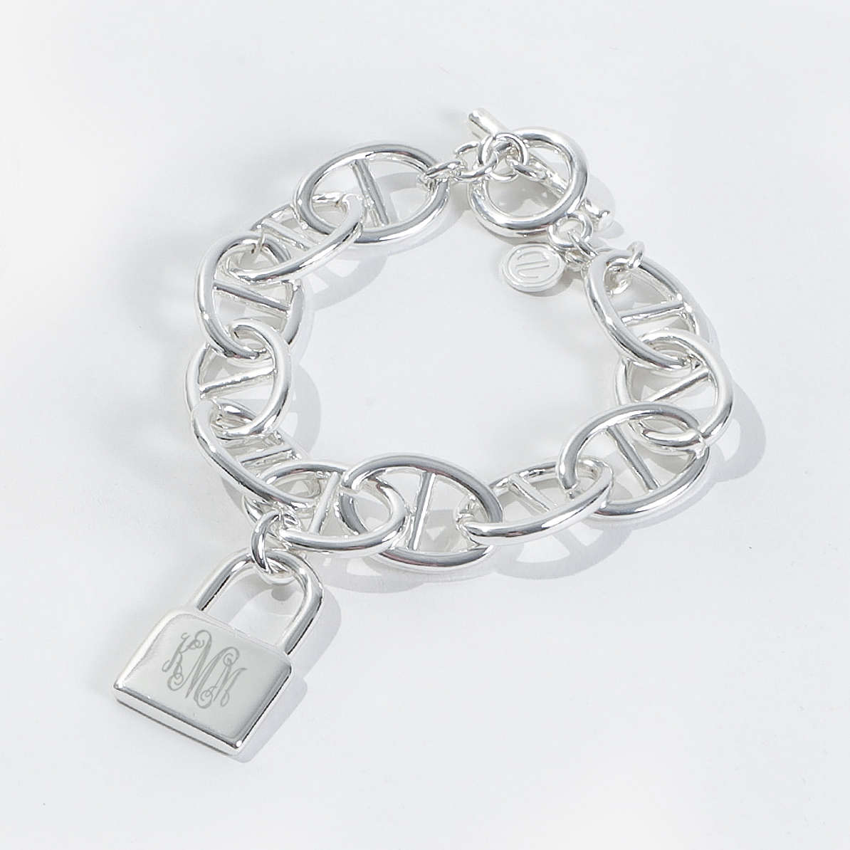 Personalized Padlock Chain Bracelet