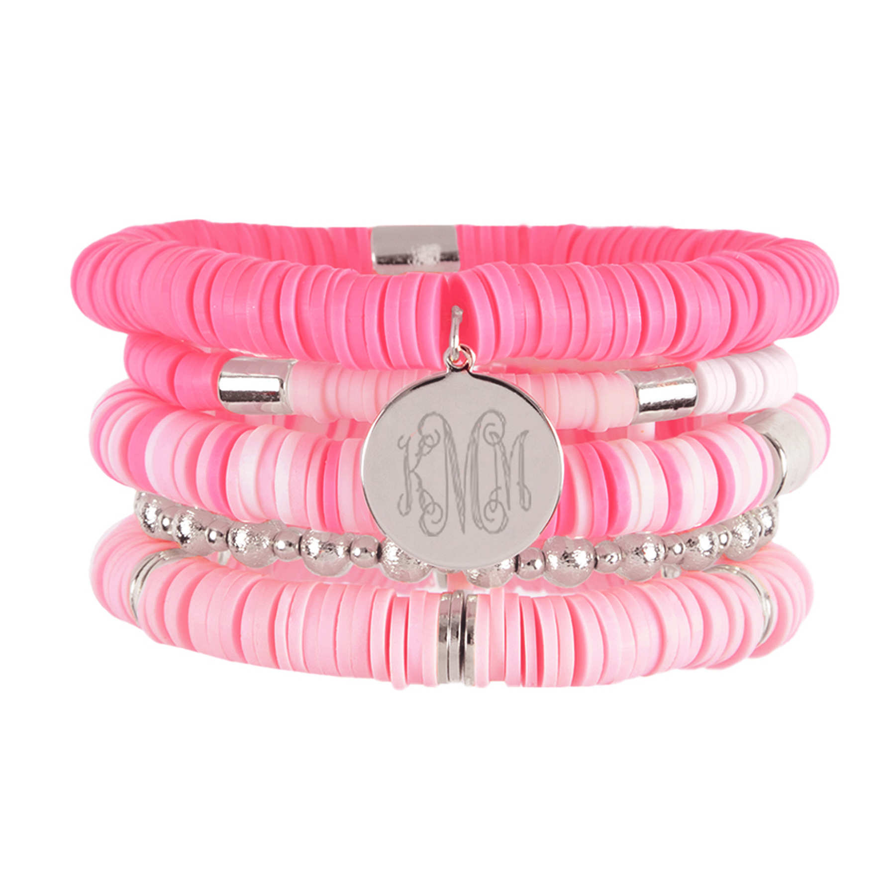 Personalized Mix Bead Bracelet Stack