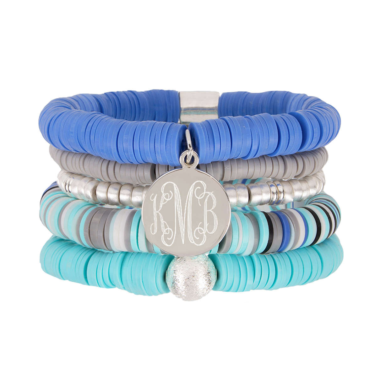 Personalized Mix Bead Bracelet Stack