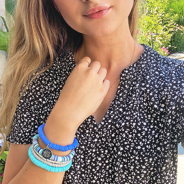 Personalized Mix Bead Bracelet Stack