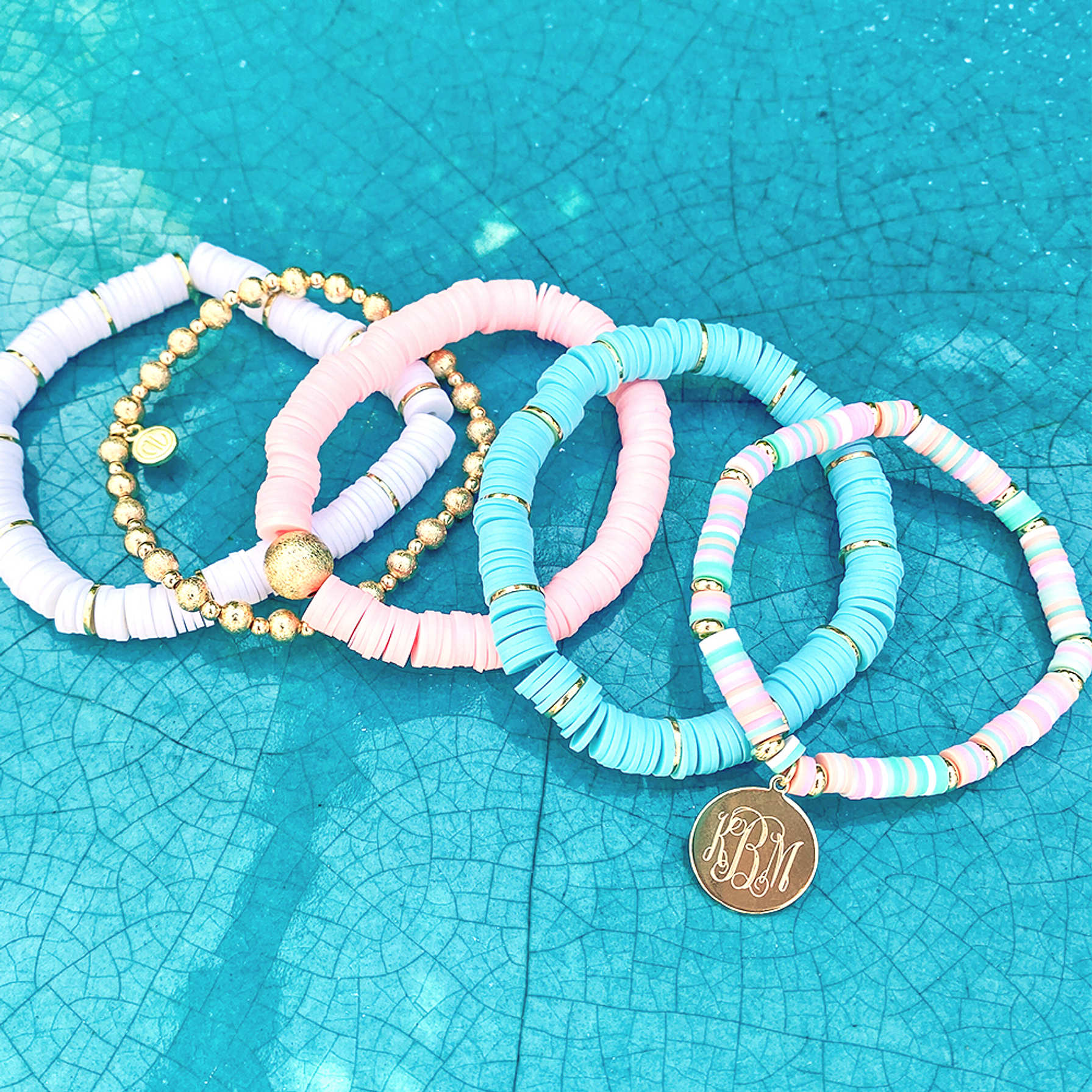 Personalized Mix Bead Bracelet Stack