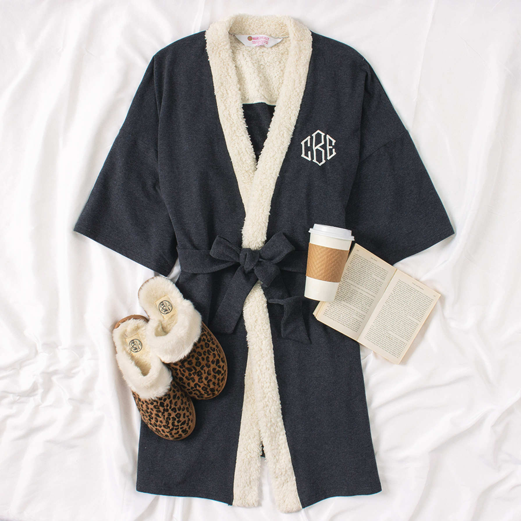 Monogrammed Sherpa Robe – Marleylilly