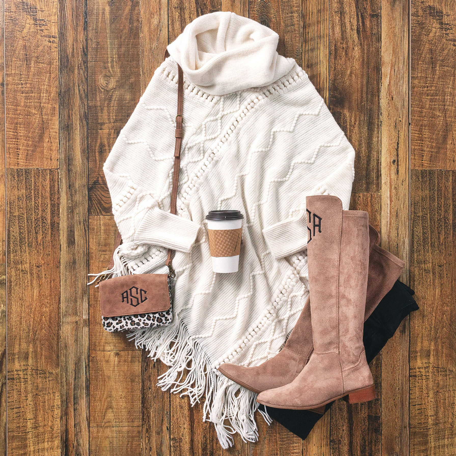 Ladies Poncho Sweater - Marleylilly