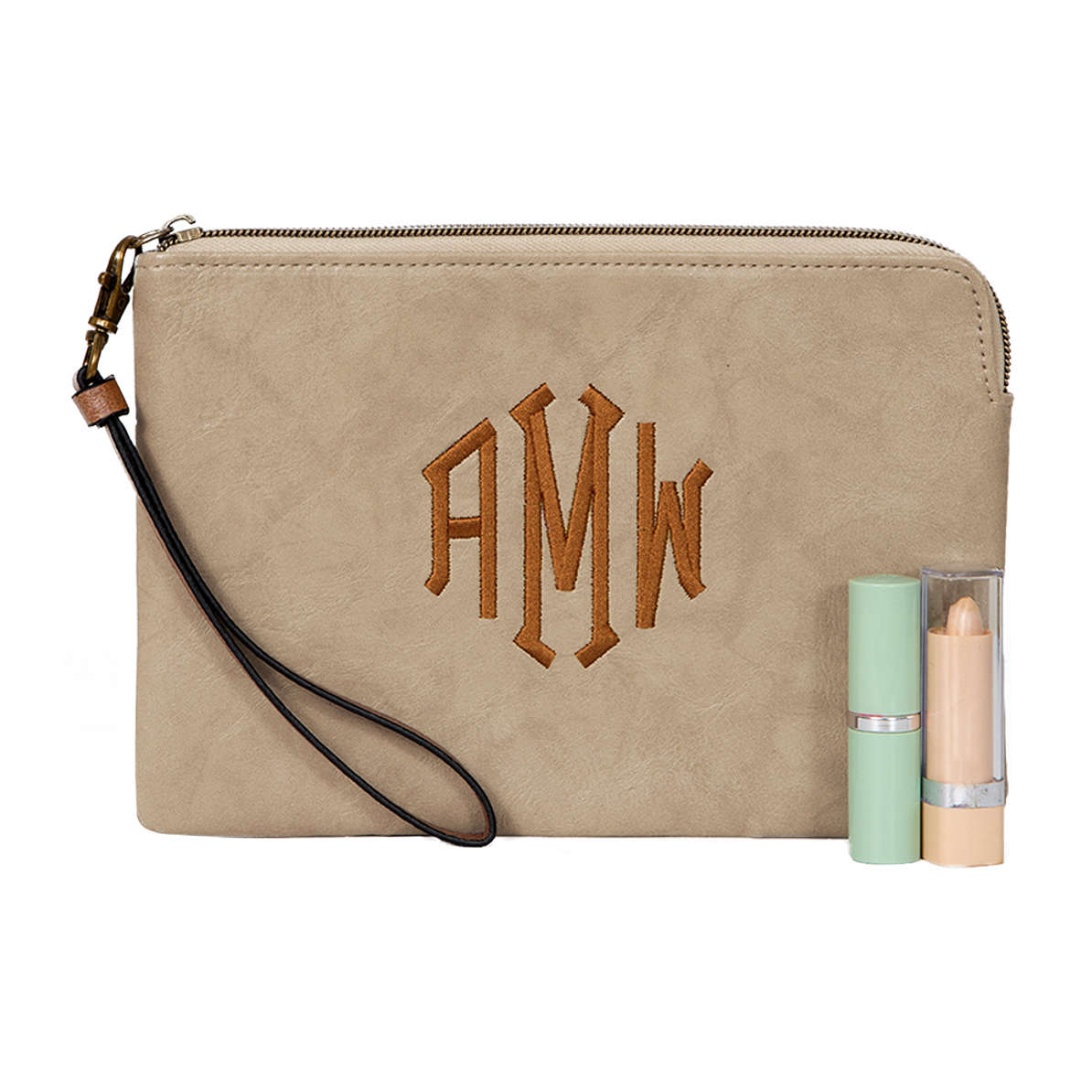 Monogrammed Wristlet - Custom Clutch