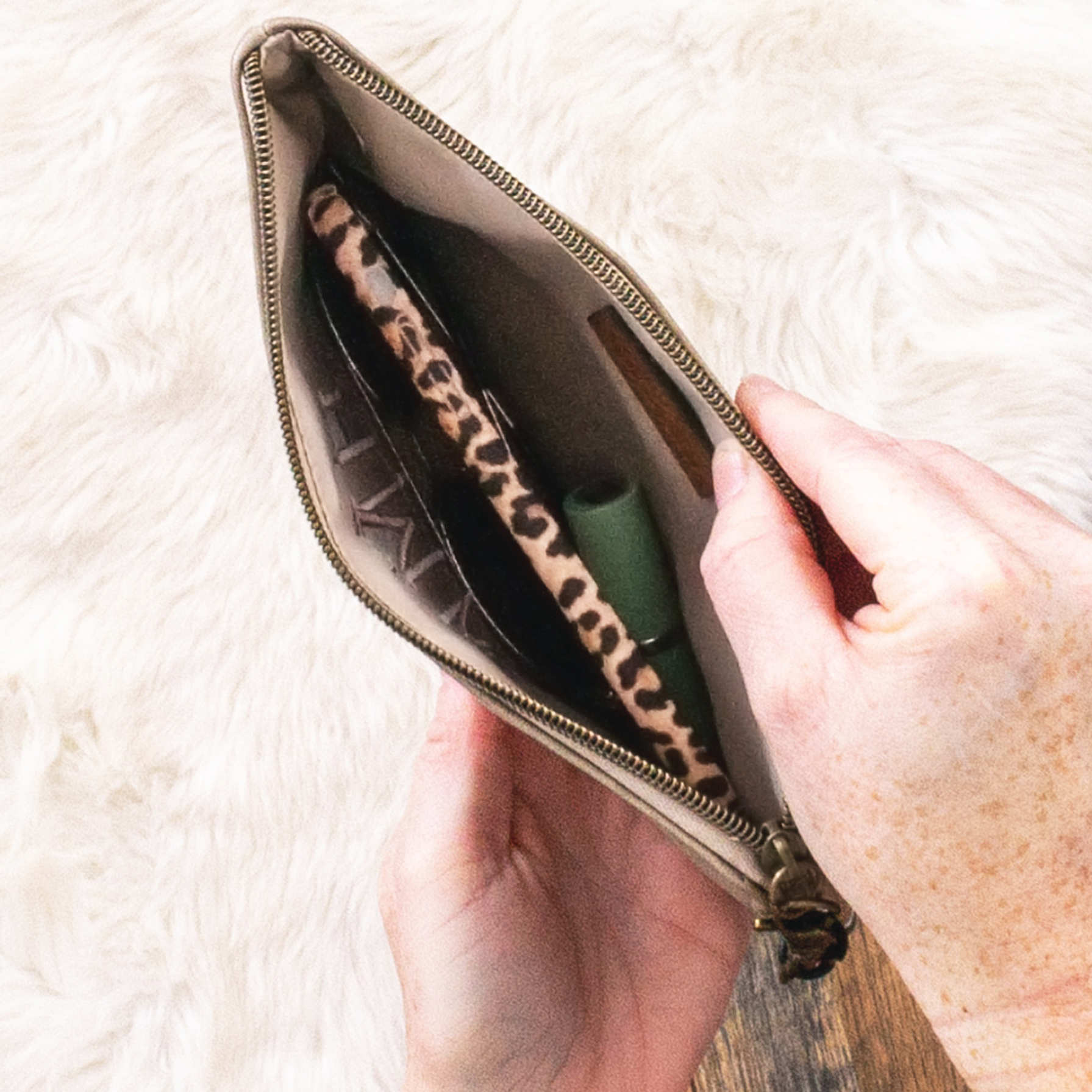 Monogrammed Wristlet - Custom Clutch