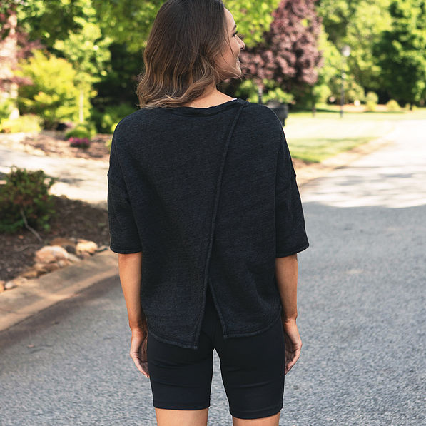 Personalized Open Back Shirt