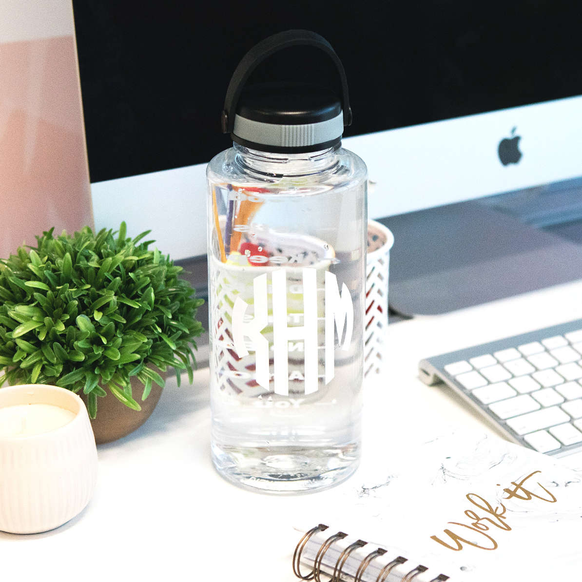 Personalized Motivational Water Bottle – Marleylilly