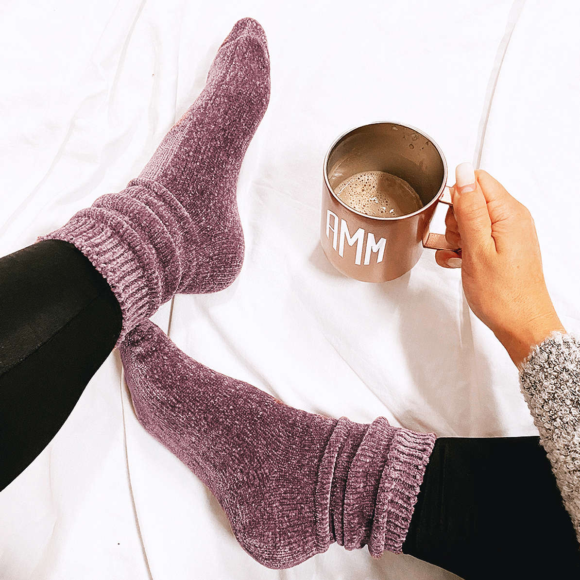 Women’s Fuzzy Chenille Socks — Marleylilly