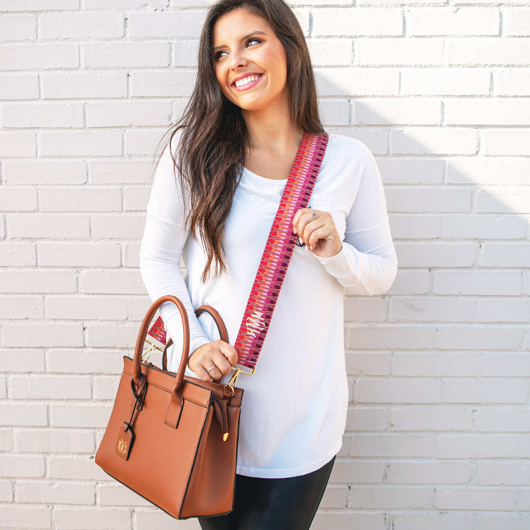 Personalized Pattern Bag Strap — Marleylilly