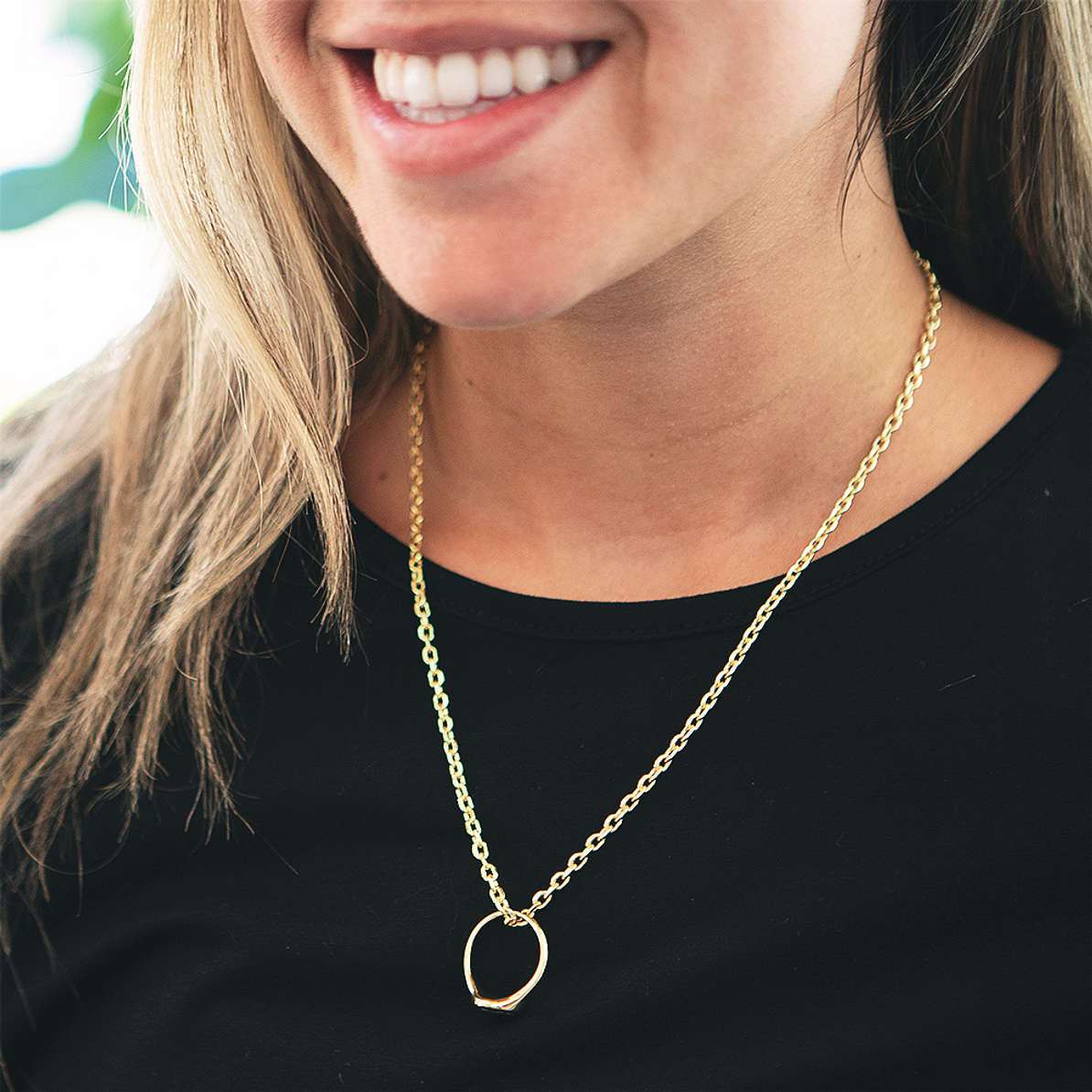 Personalized Ring Necklace - Marleylilly