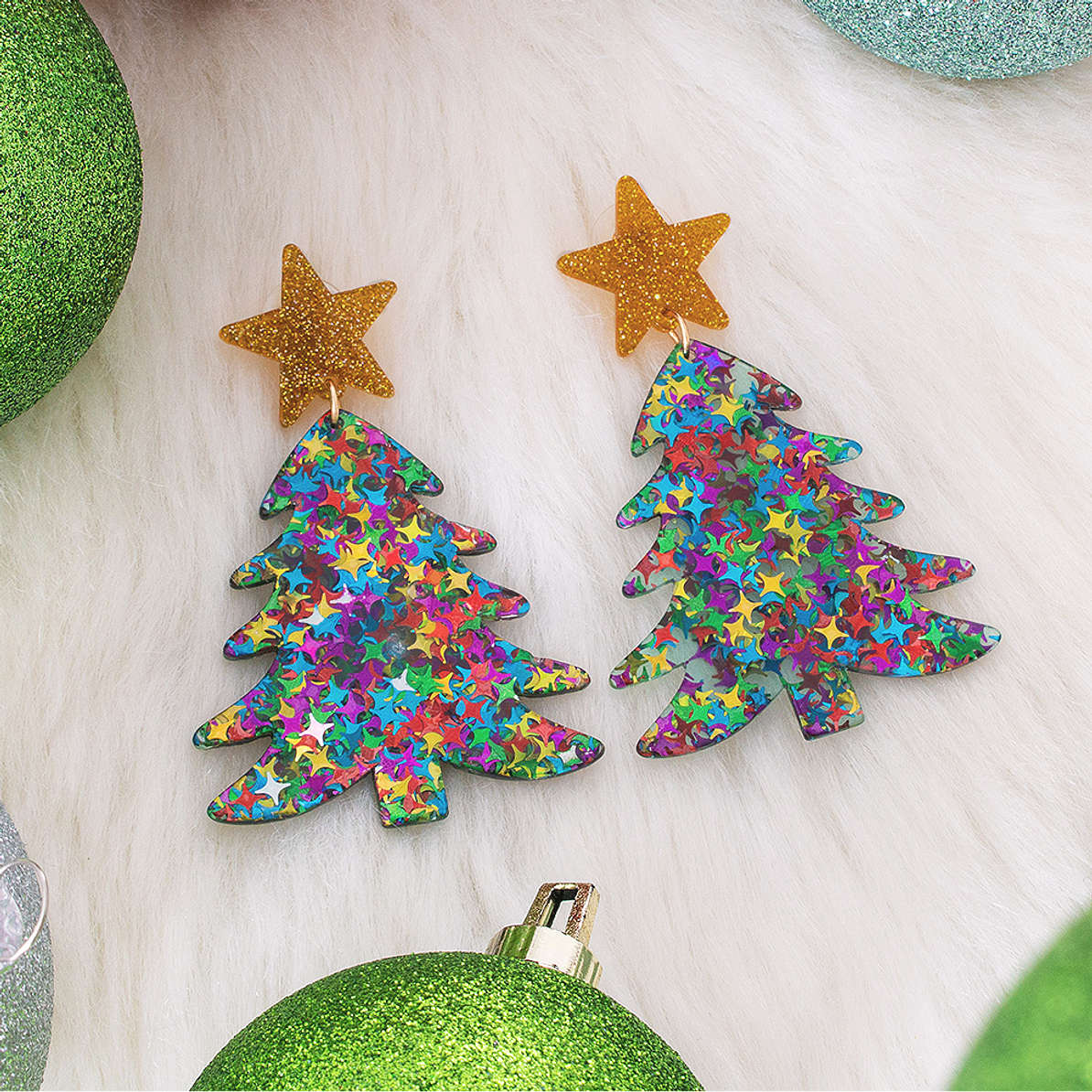 Christmas Tree Earrings | Marleylily