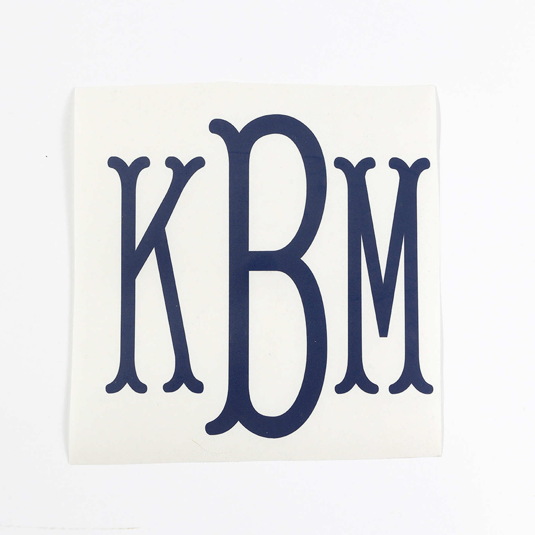 Monogrammed 6 inch Decal Sticker - Durable Vinyl | Marleylilly