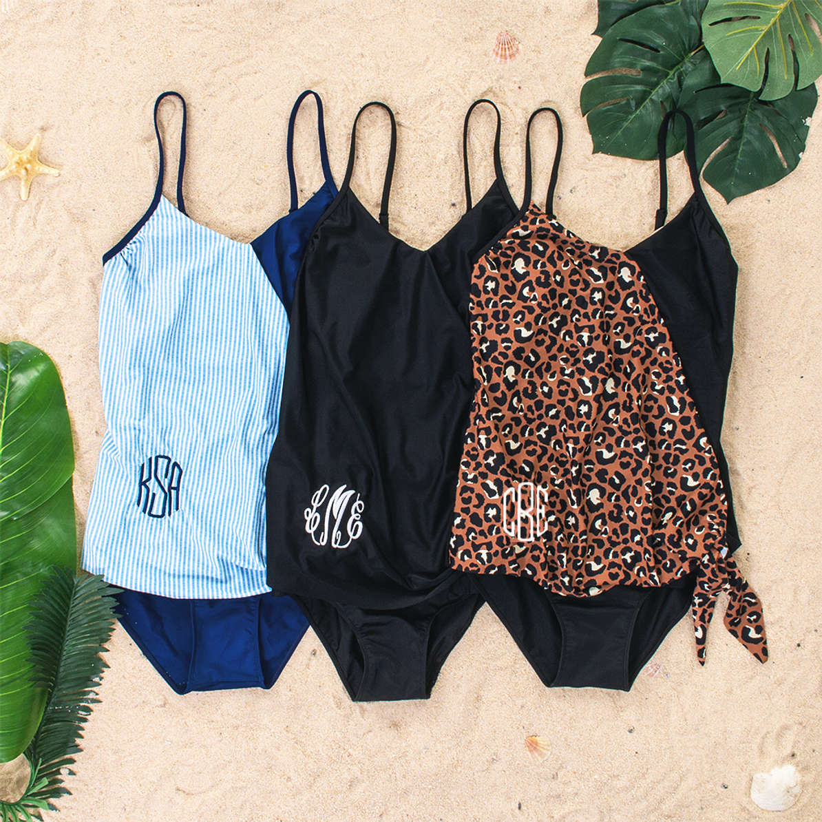 Personalized Ruched Tankini