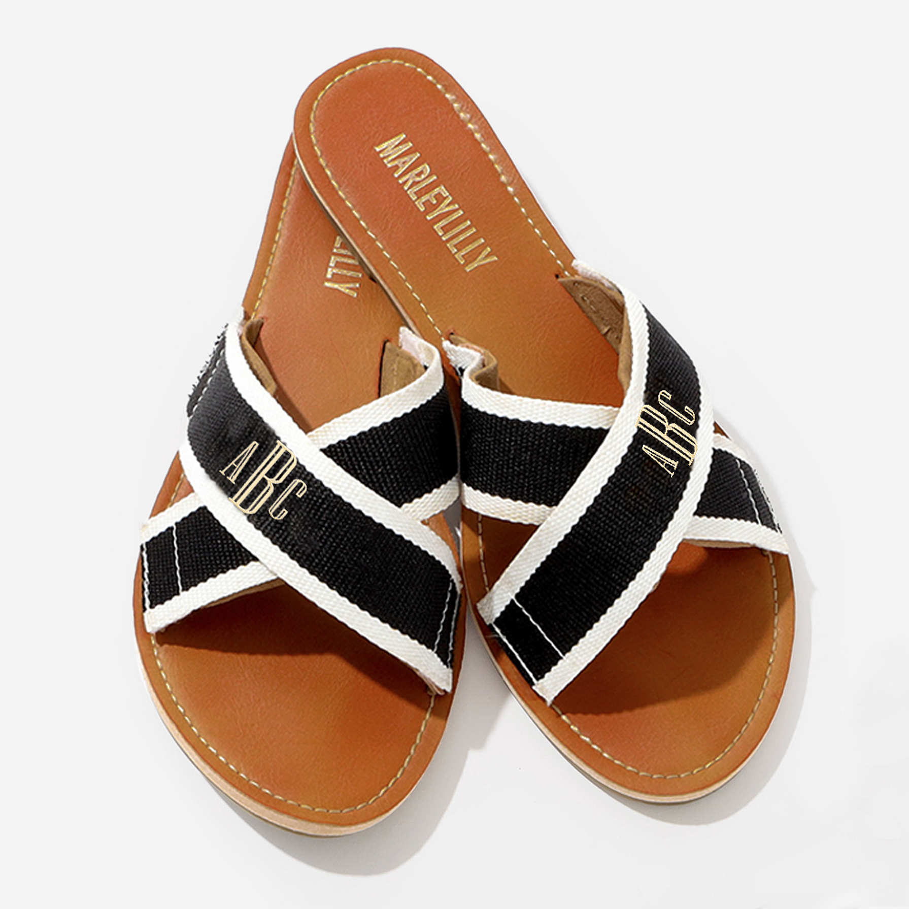 Personalized Criss Cross Sandals