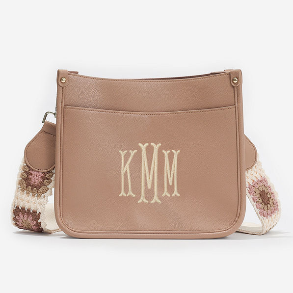 Personalized Saddlebag Crossbody | Marleylilly