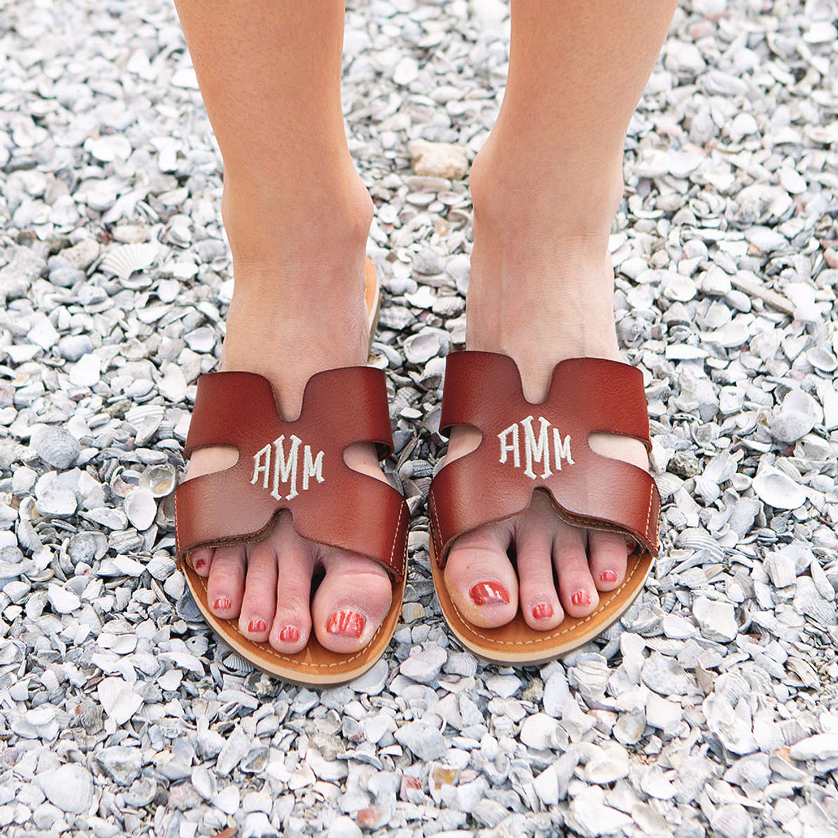 Personalized Cut Out Sandals