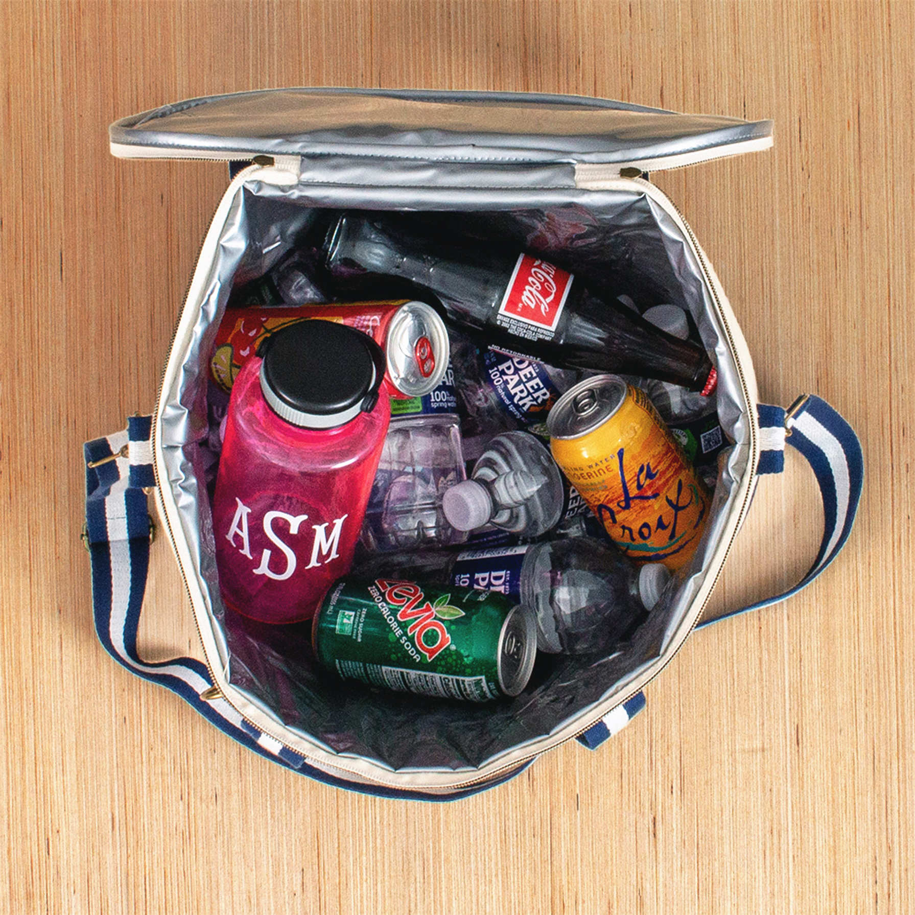 Monogrammed Insulated Canvas Cooler Bag