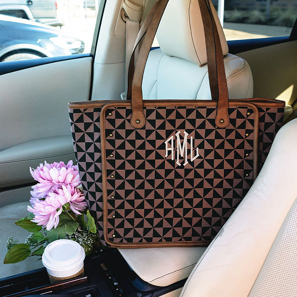 Personalized Vintage Canvas Tote Bag — Marleylilly