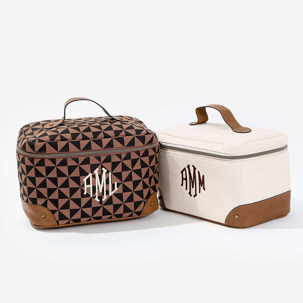 Personalized Vintage Train Case - Marleylilly
