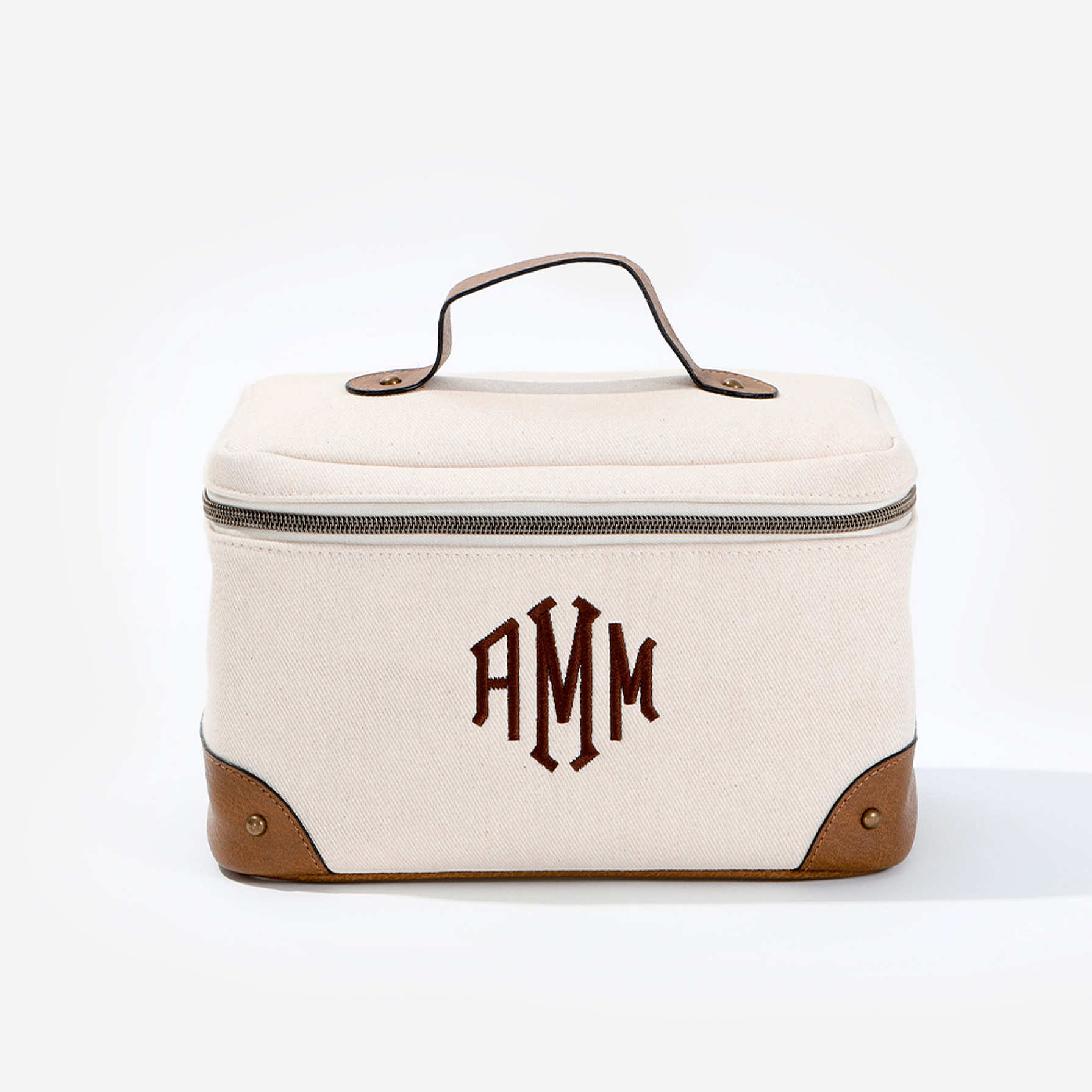 Personalized Vintage Train Case - Marleylilly