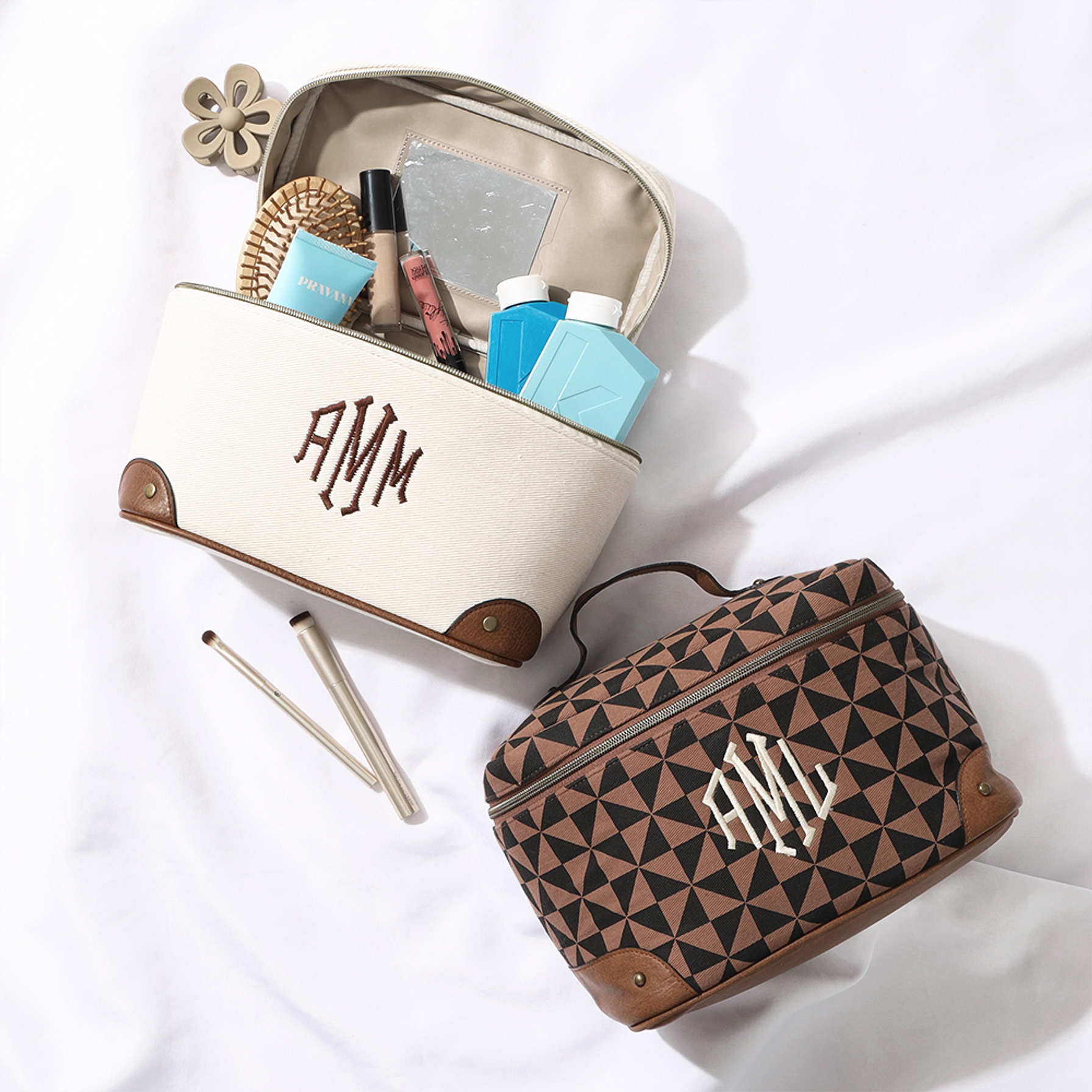 Personalized Vintage Train Case - Marleylilly
