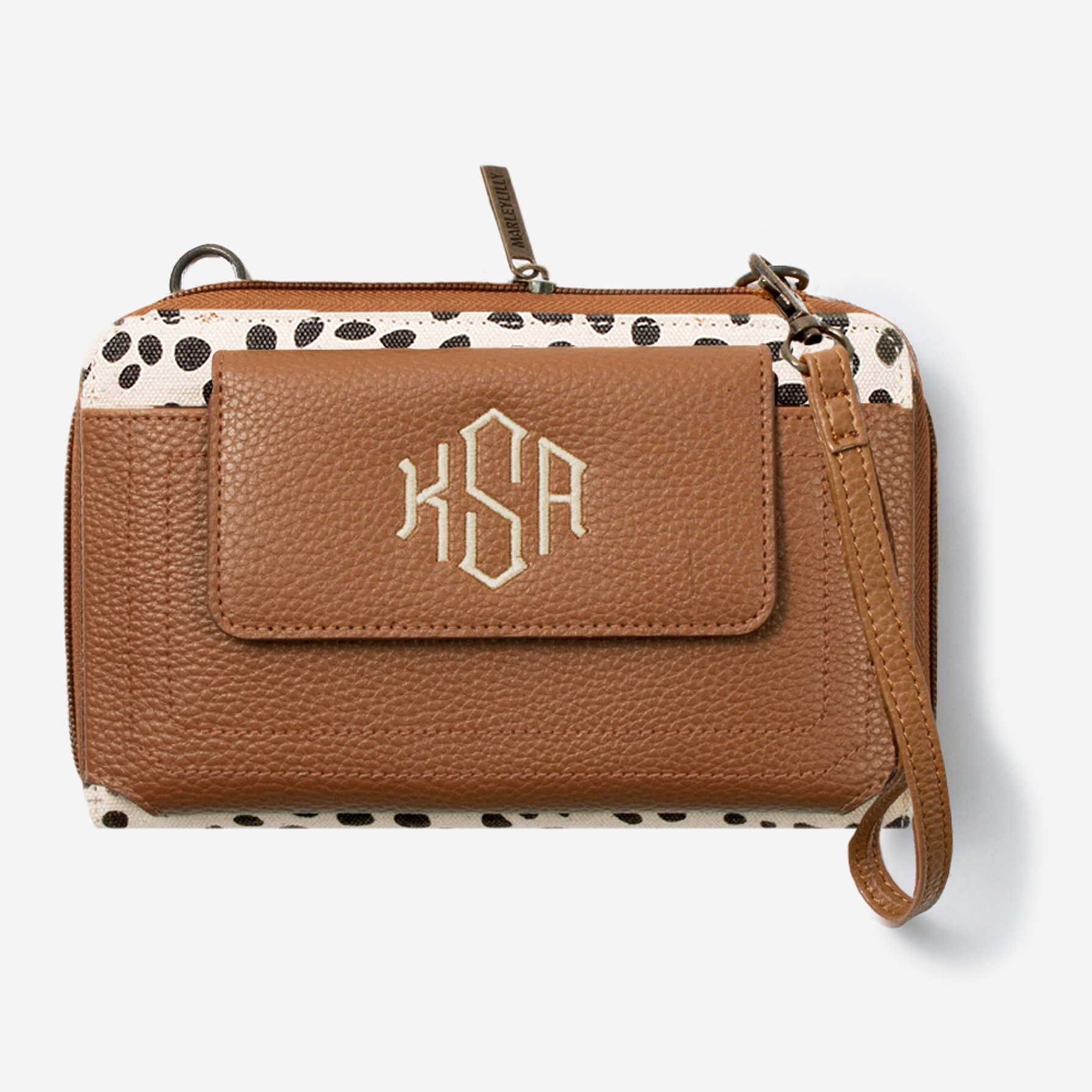 Personalized Monogrammed Phone Wallet | Marleylilly