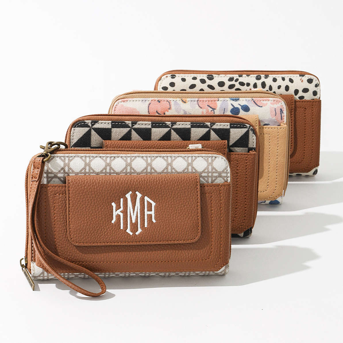 Personalized Leopard Phone Wallet - Marleylilly