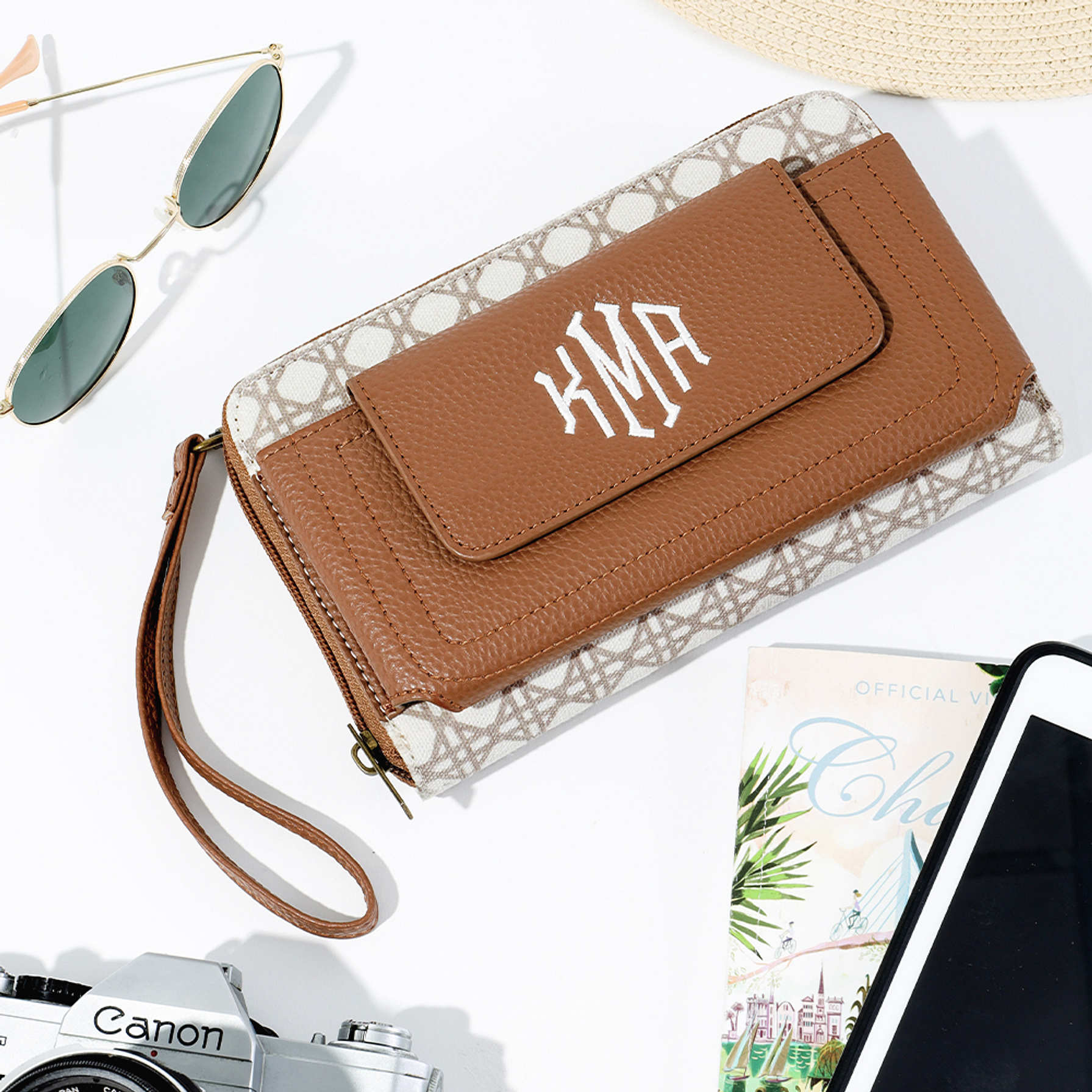 Personalized Monogrammed Phone Wallet | Marleylilly