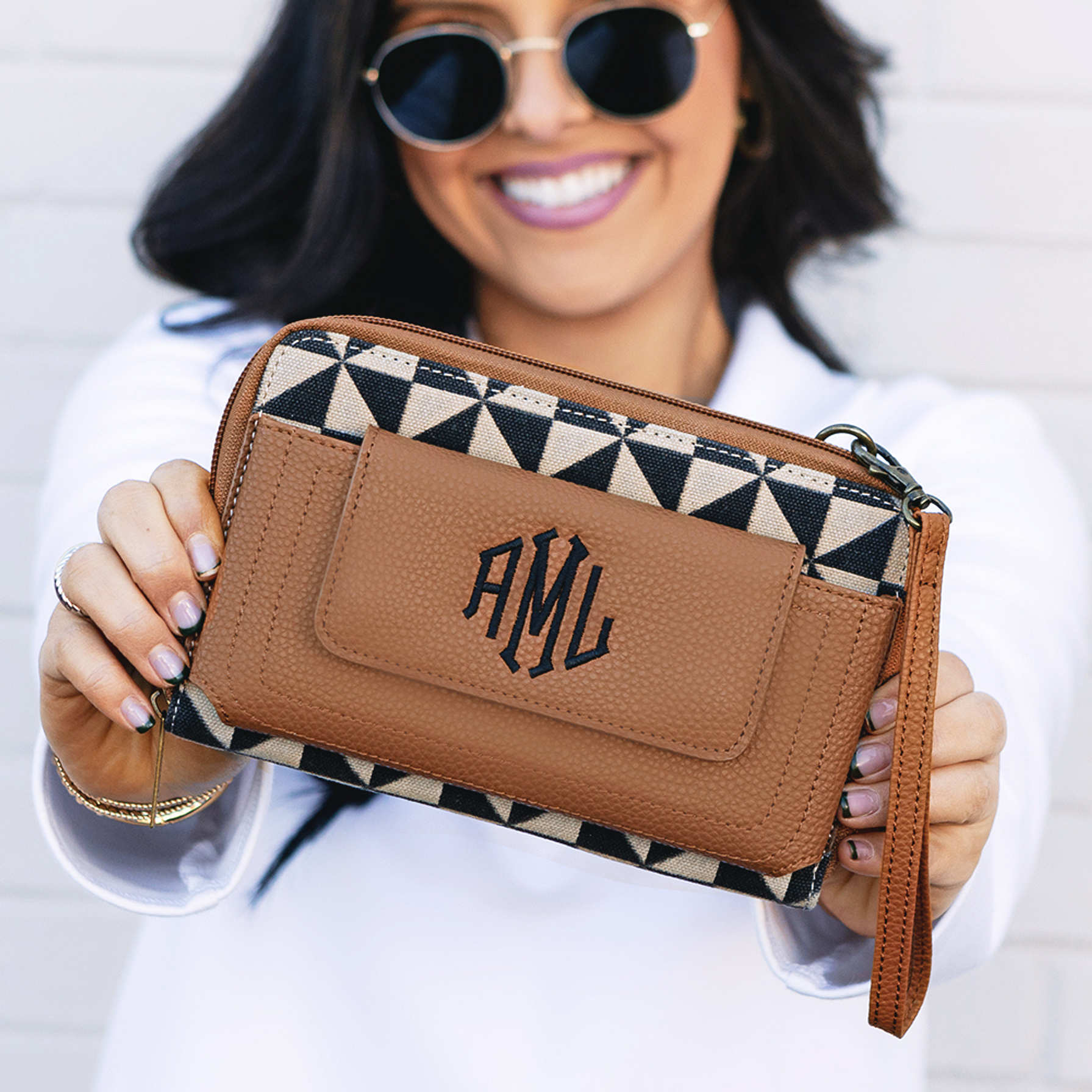 Personalized Leopard Phone Wallet - Marleylilly