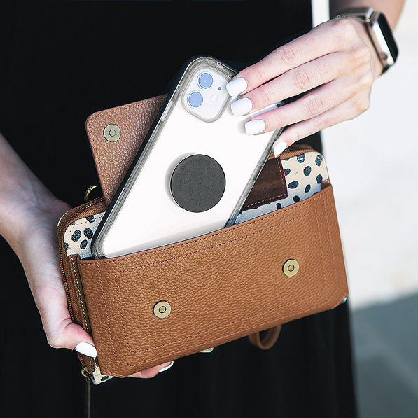 Personalized Leopard Phone Wallet - Marleylilly