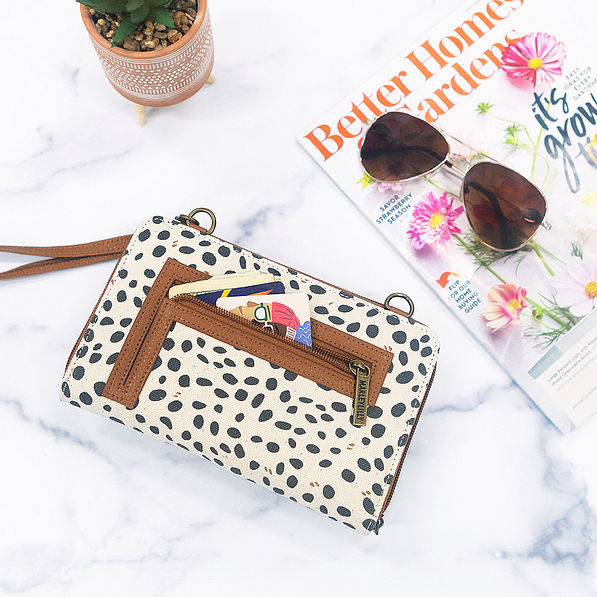 Personalized Leopard Phone Wallet - Marleylilly