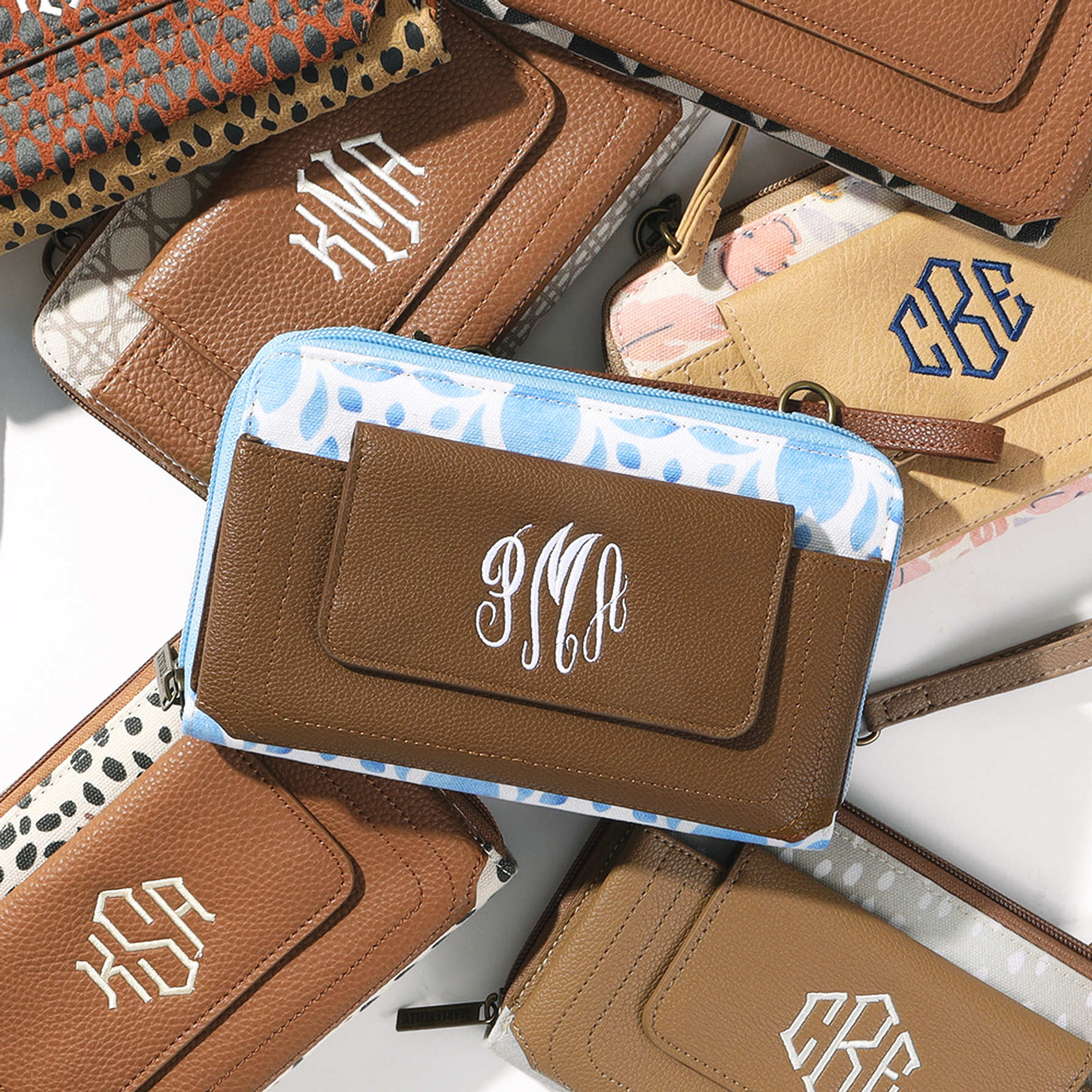 Personalized Monogrammed Phone Wallet | Marleylilly