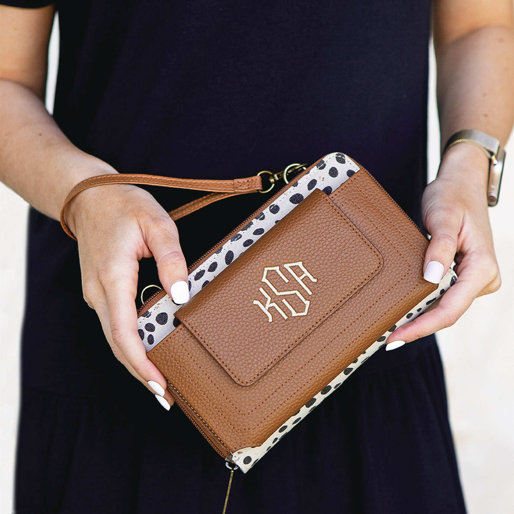 Personalized Monogrammed Phone Wallet | Marleylilly