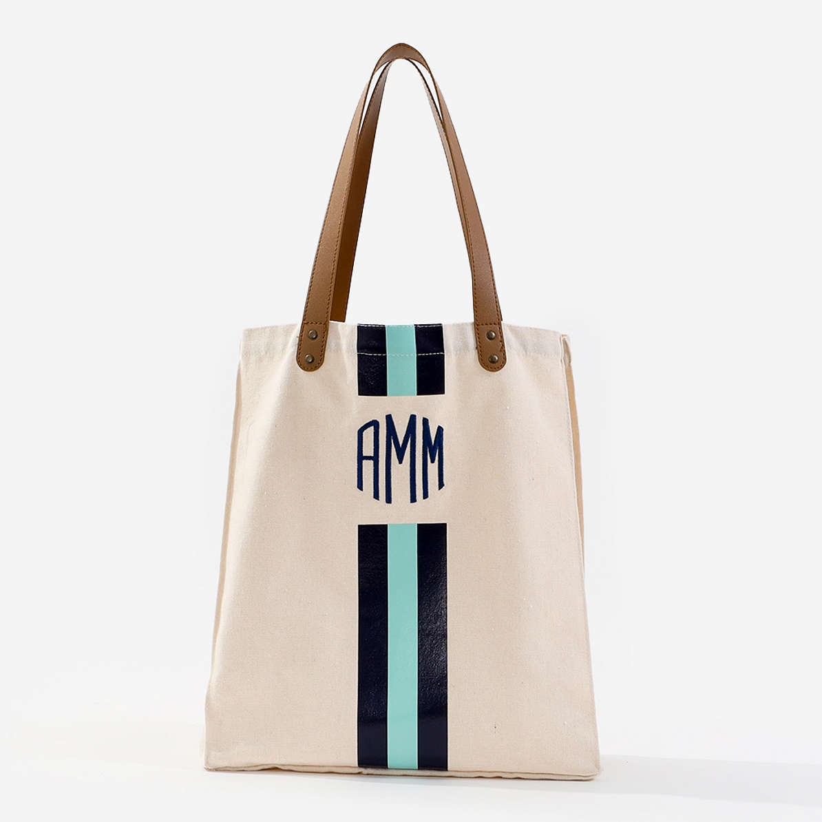 Monogrammed Canvas Bag - Marleylilly