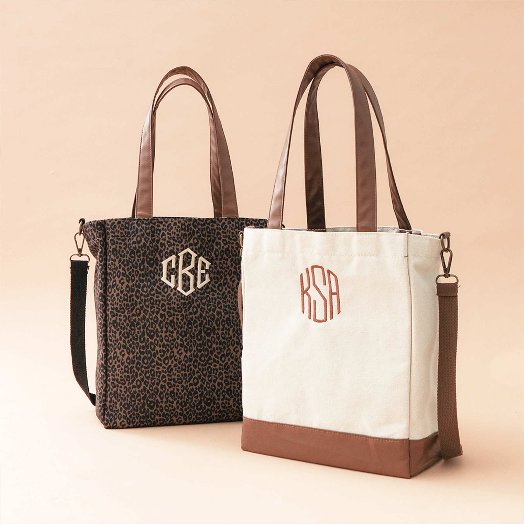Monogrammed Canvas Bag - Marleylilly