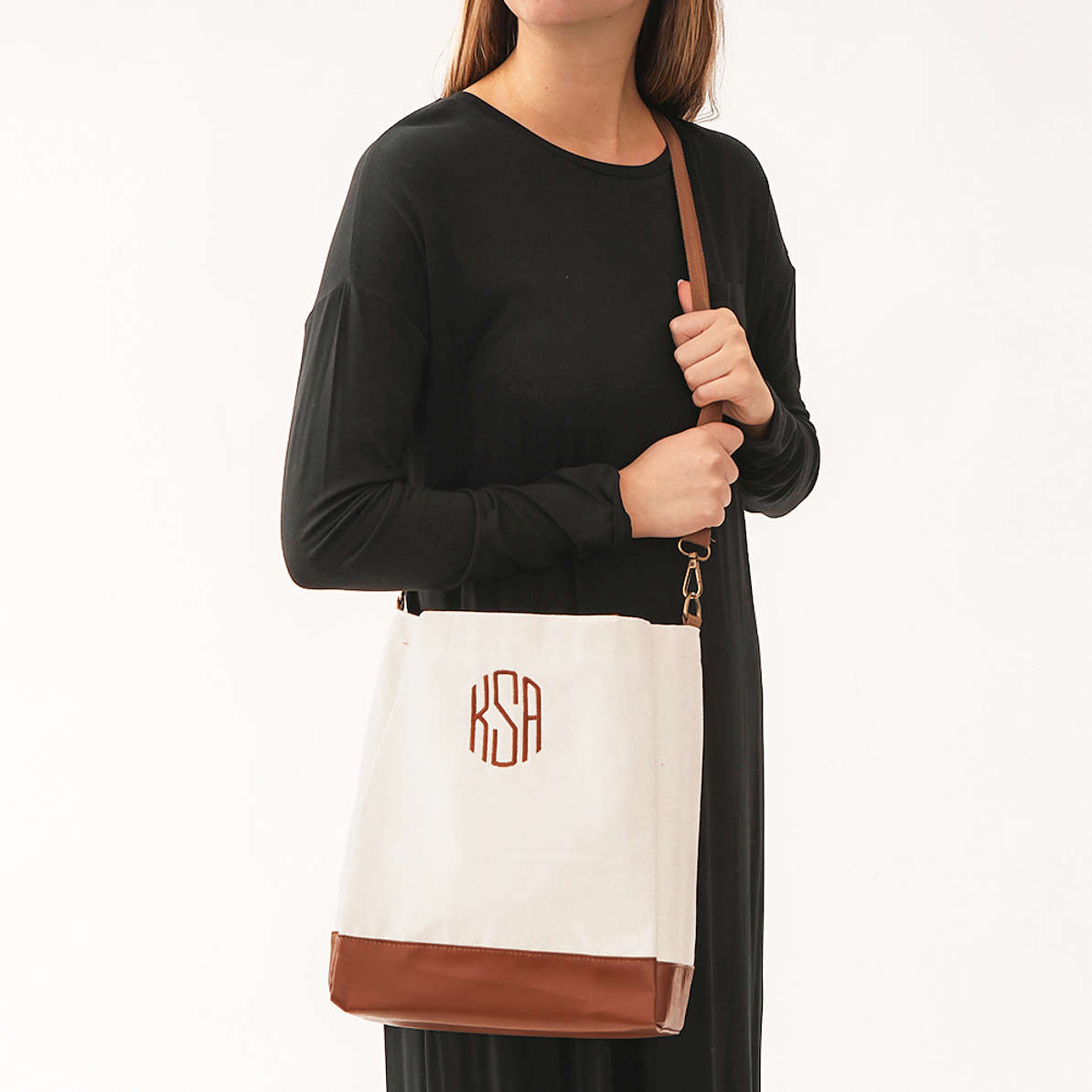 Monogrammed Canvas Bag - Marleylilly
