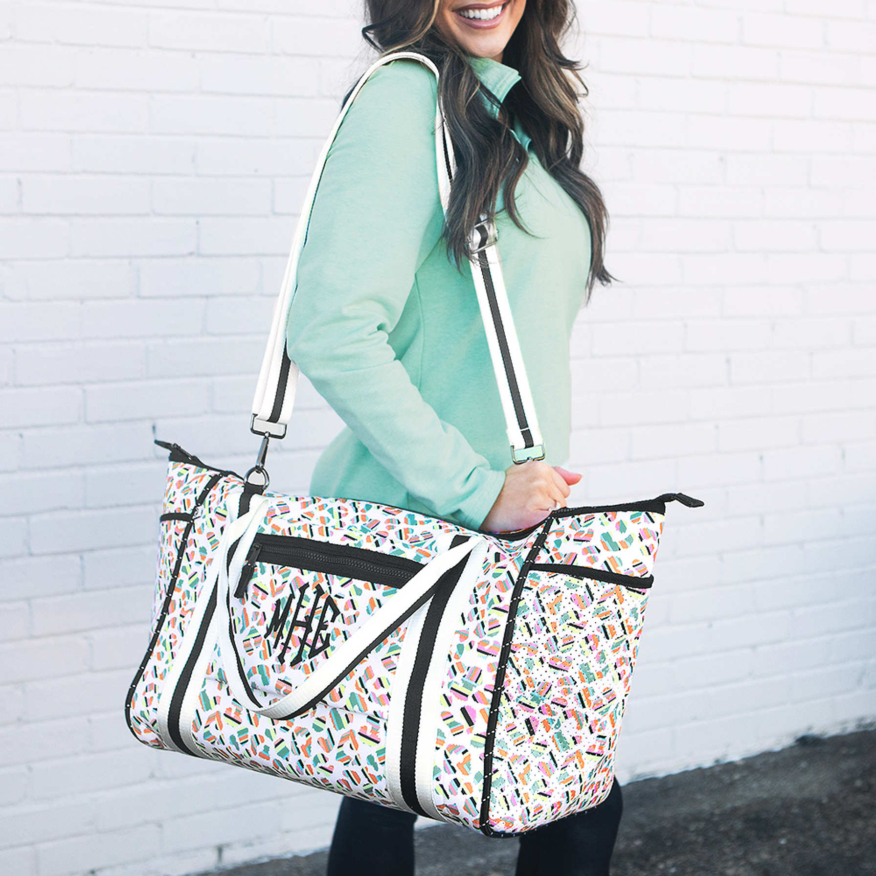 Personalized Neoprene Weekend Bag - Marleylilly