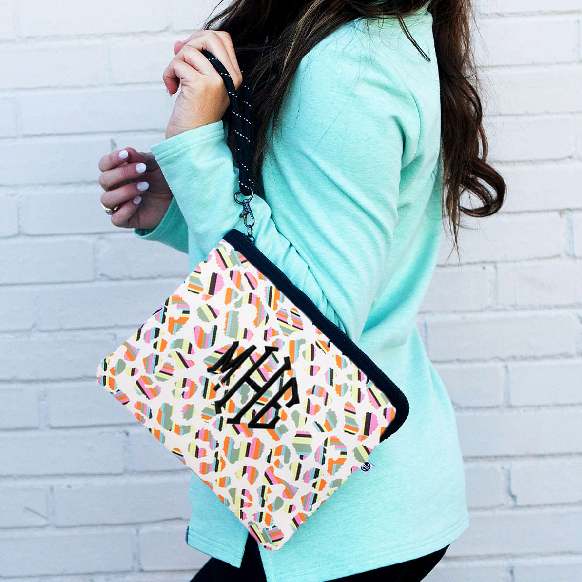 Personalized Neoprene Wristlet - Marleylilly