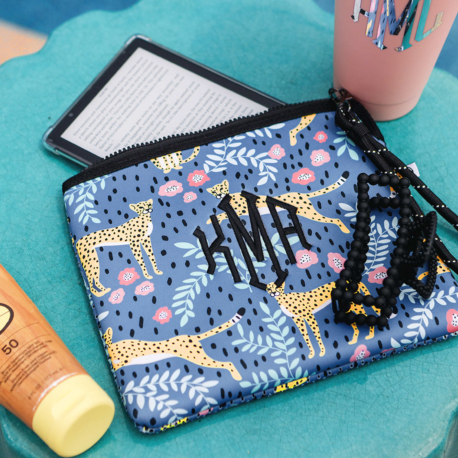 Personalized Neoprene Wristlet - Marleylilly