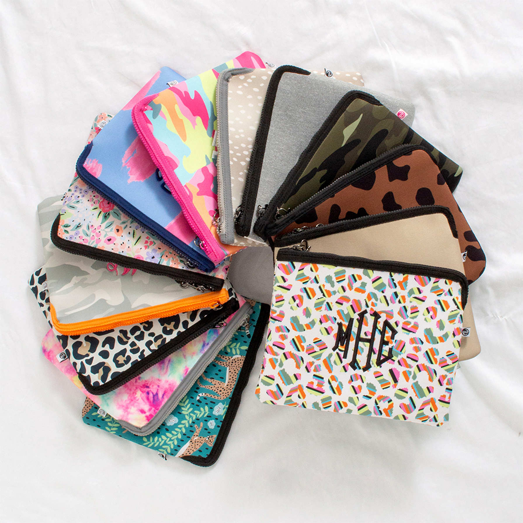 Personalized Neoprene Wristlet - Marleylilly