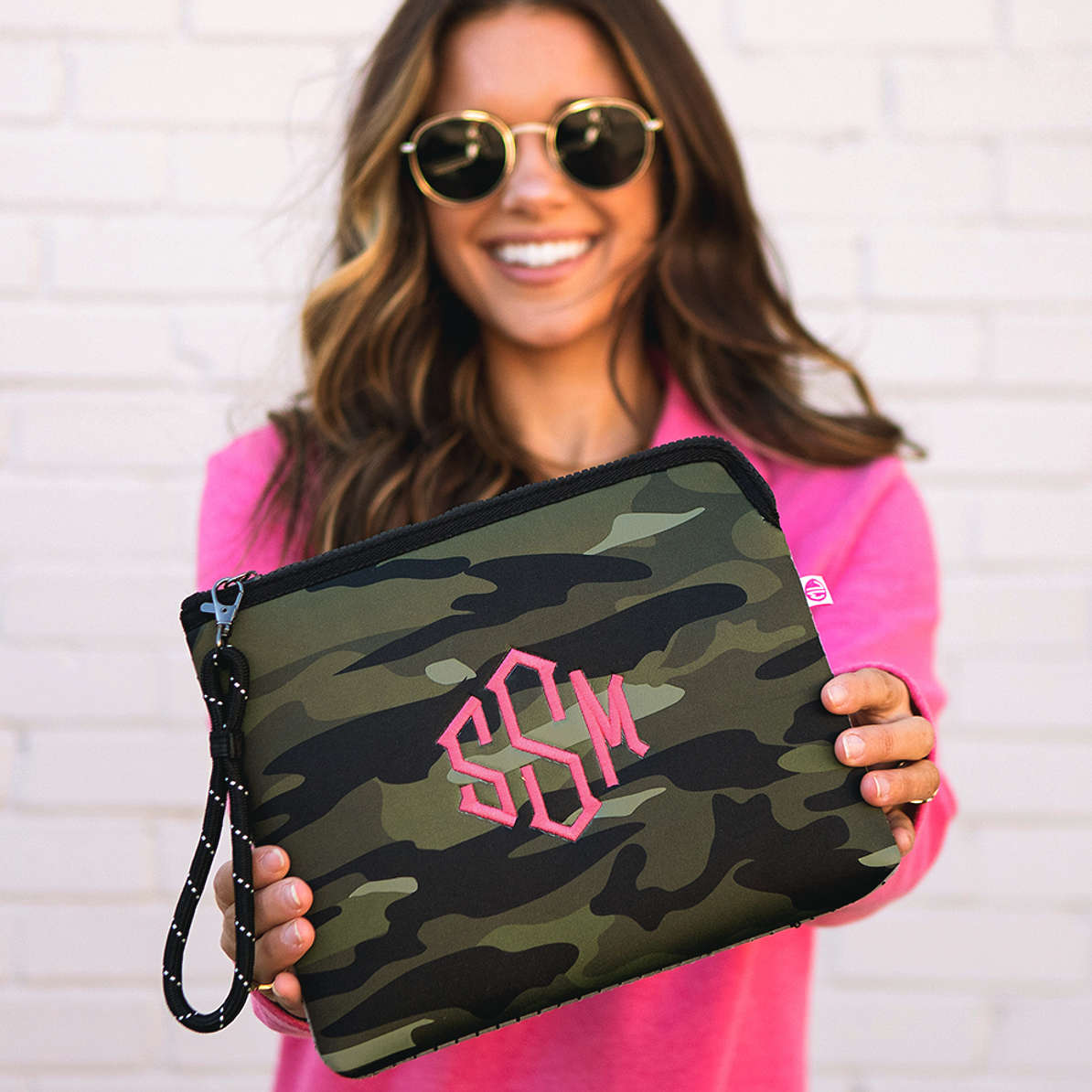 Personalized Neoprene Wristlet - Marleylilly