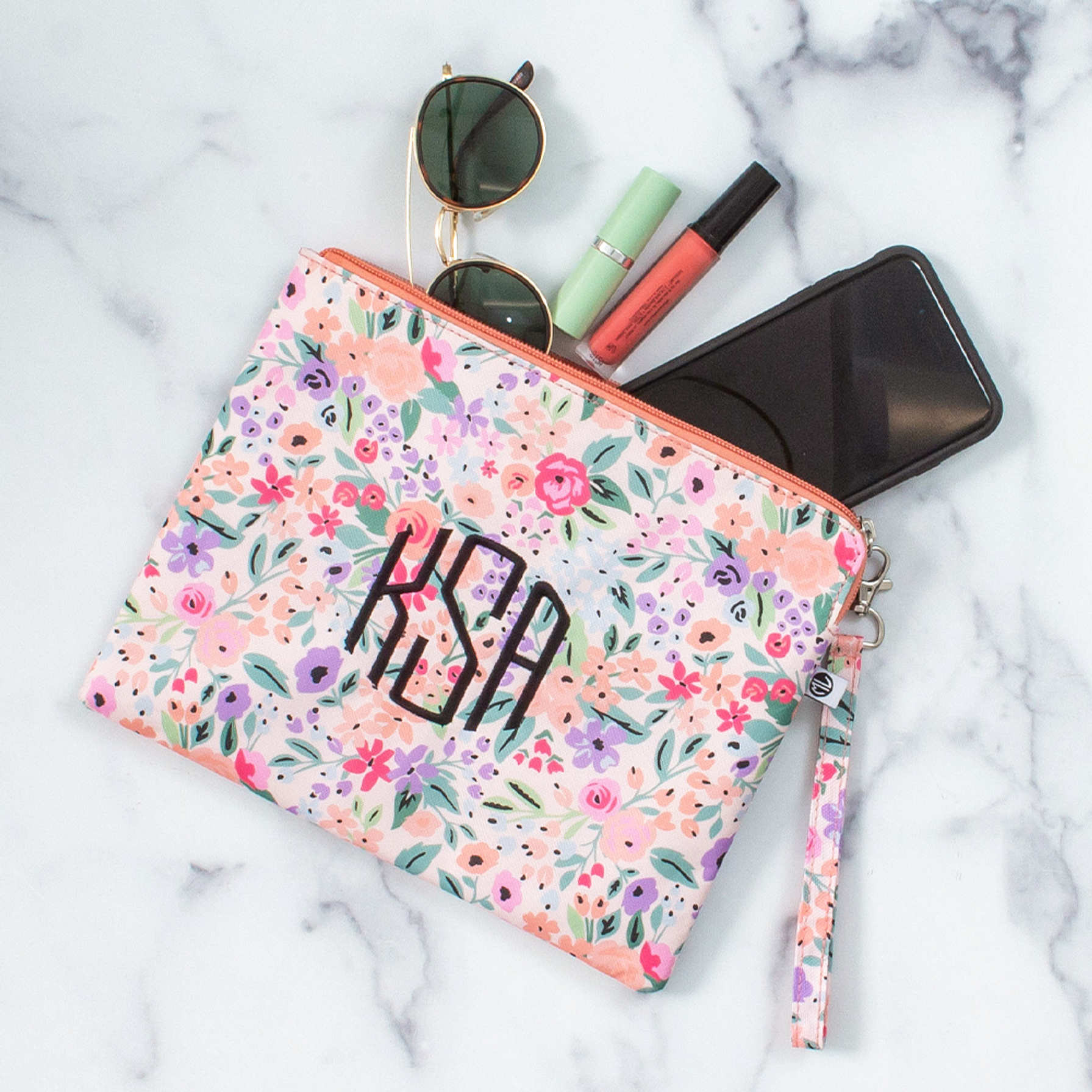 Personalized Wristlet Bag