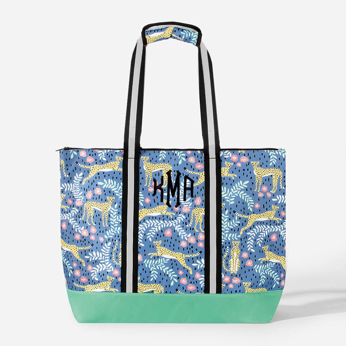 Personalized Zipper Tote Bag