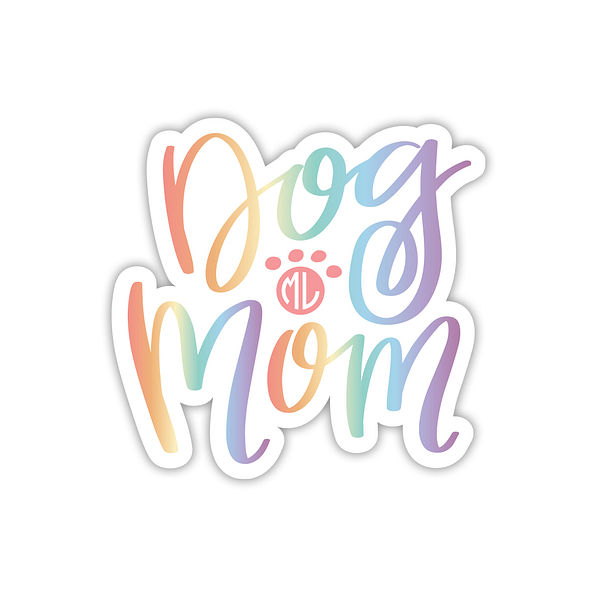 Dog Mom Sticker — Marleylilly