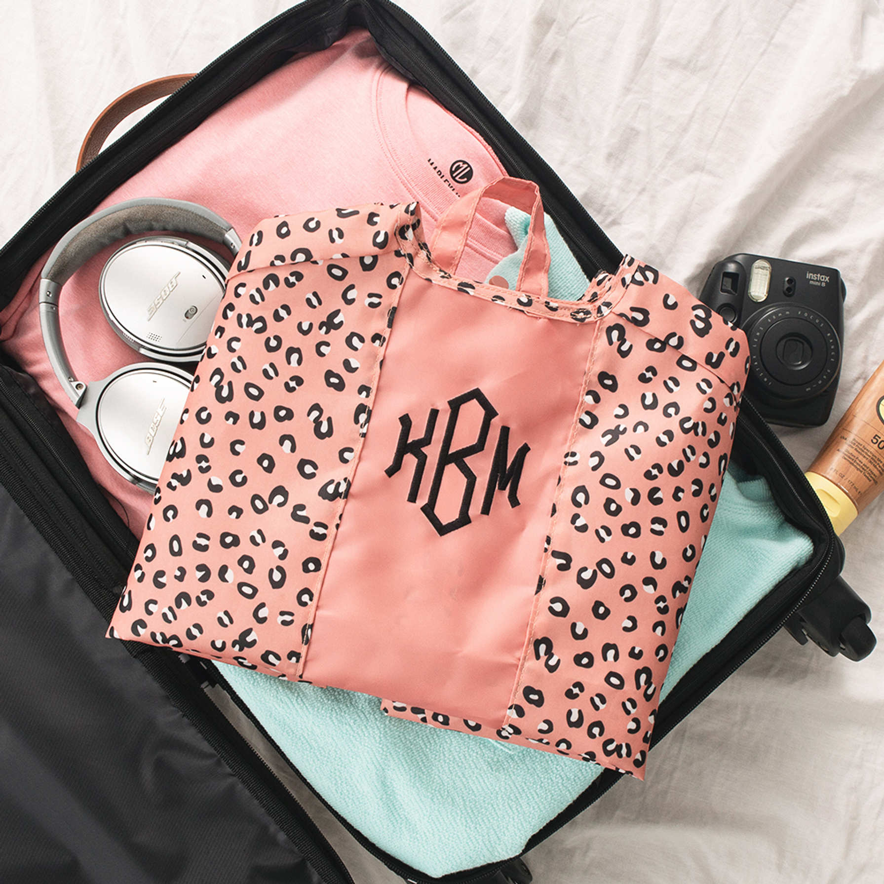 Personalized Packable Garment Bag - Marleylilly