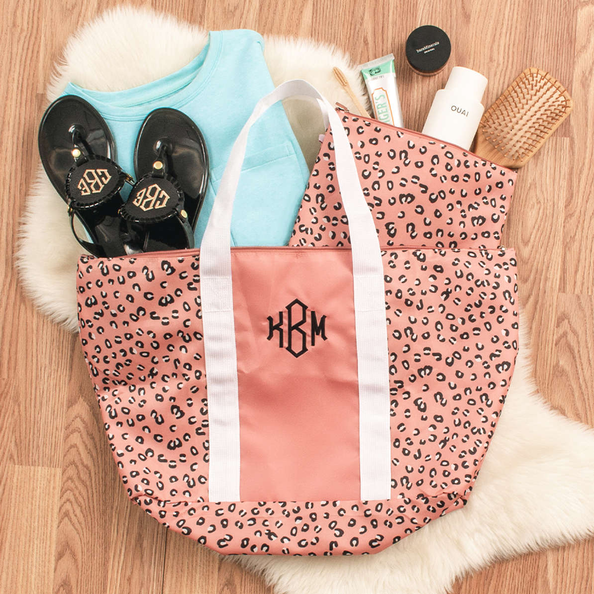 Personalized Packable Travel Duffel Bag