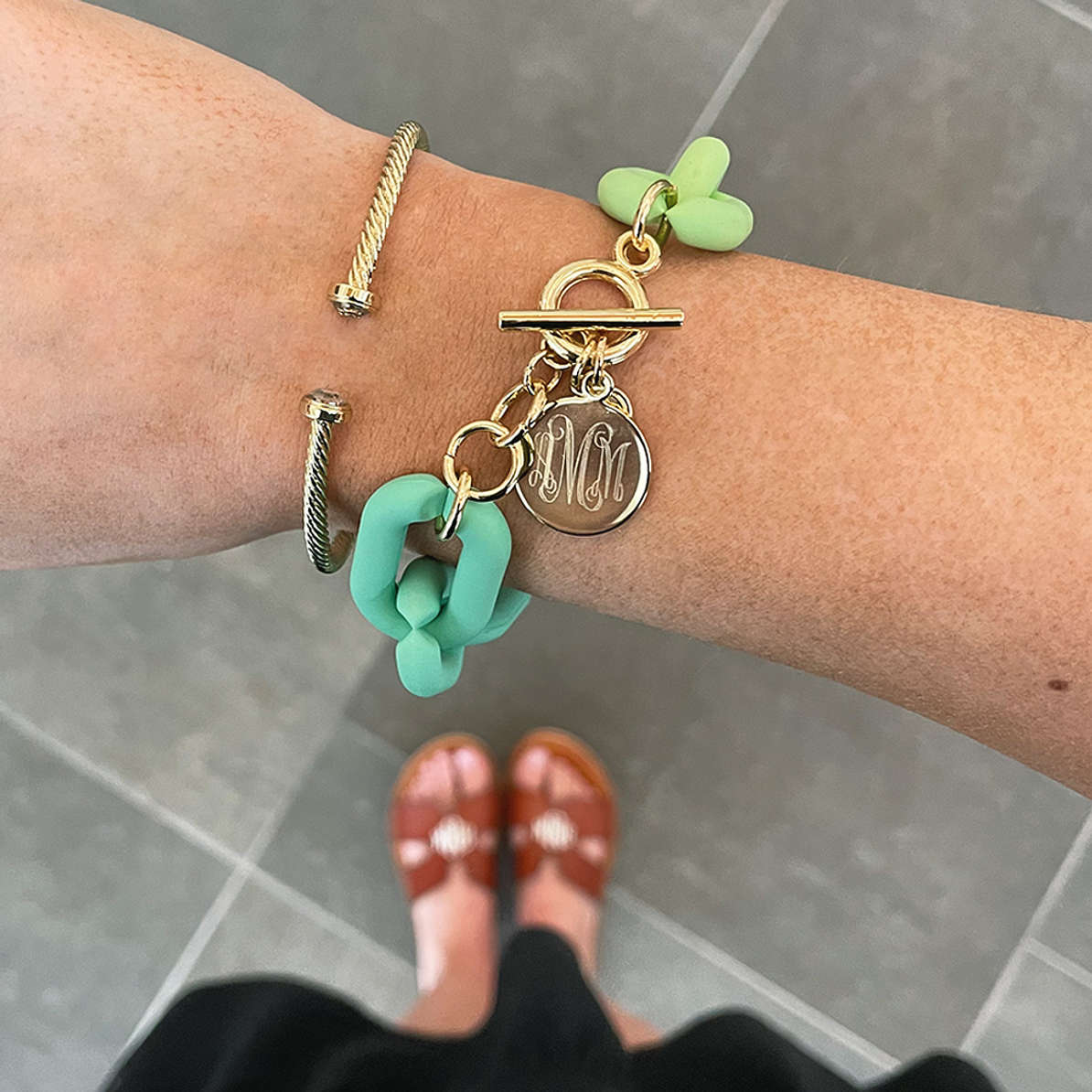 Personalized Acrylic Link Bracelet