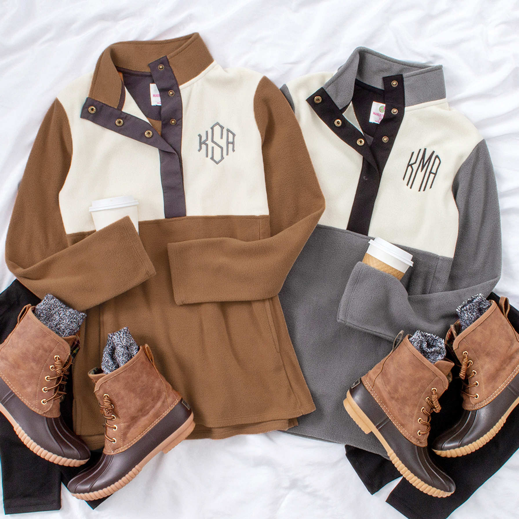 Two Color Fleece Sweatshirt - From Marleylilly