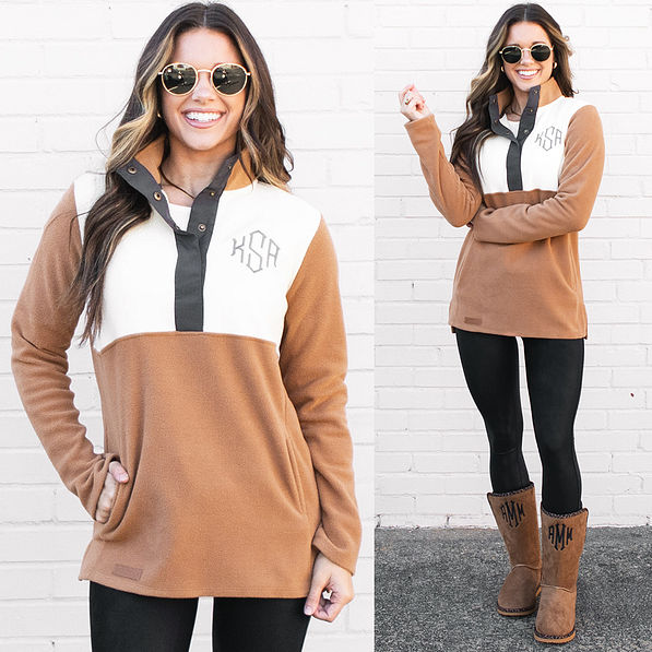 Two Color Fleece Sweatshirt - From Marleylilly